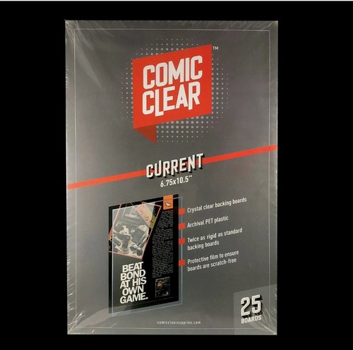 100 Backer boards, Crystal-Clear, Comic Clear Backing Boards - Current ...