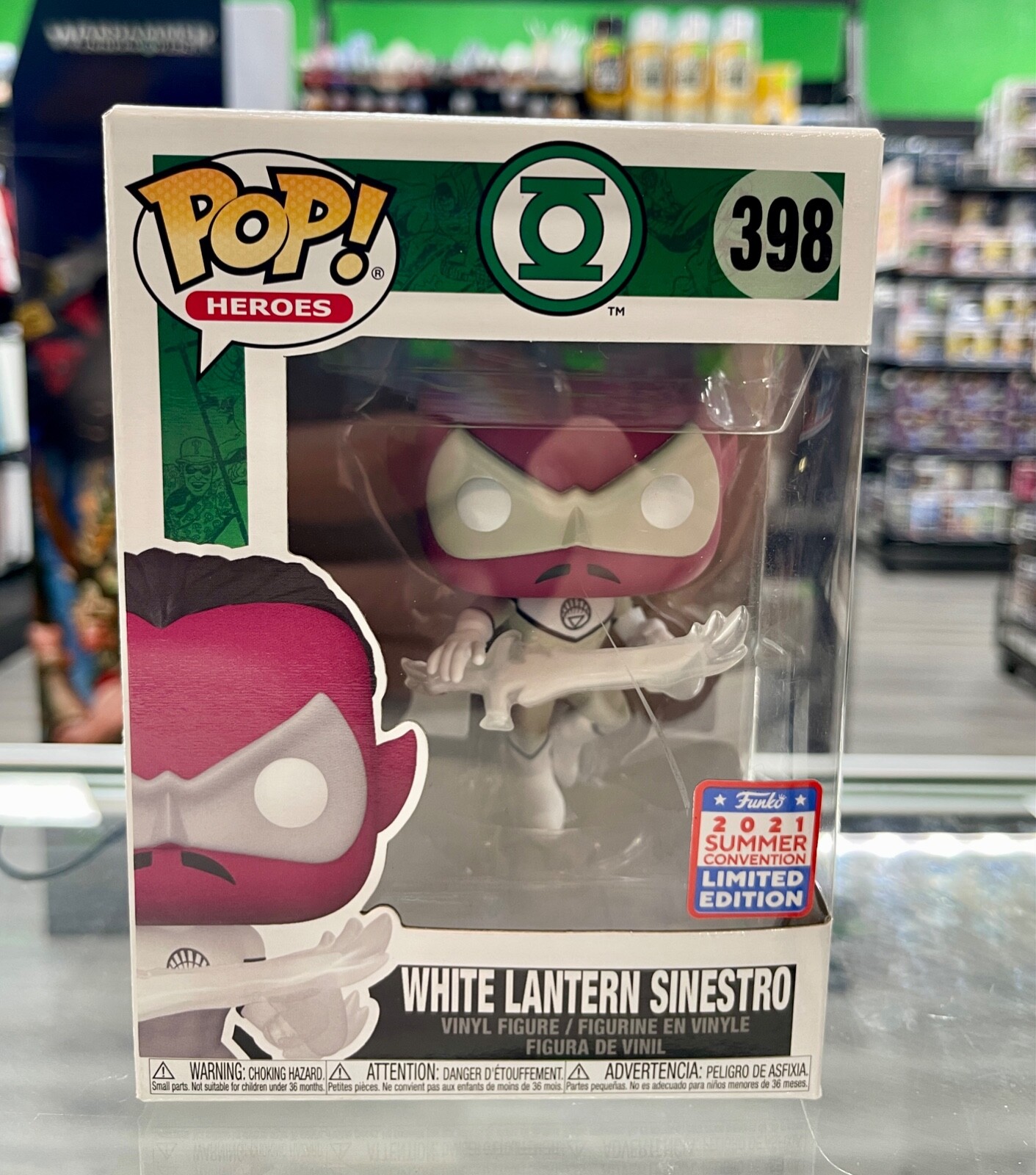 Funko Pop! White Lantern Sinestro Vinyl Figure 2021 Summer Exclusive ...