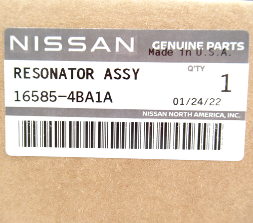 Genuine OEM Nissan 16585-4BA1A Engine Air Intake Resonator Assy 2014 ...