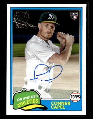 2023 Topps Archives #81FF-CC Conner Capel Rookie Auto | eBay