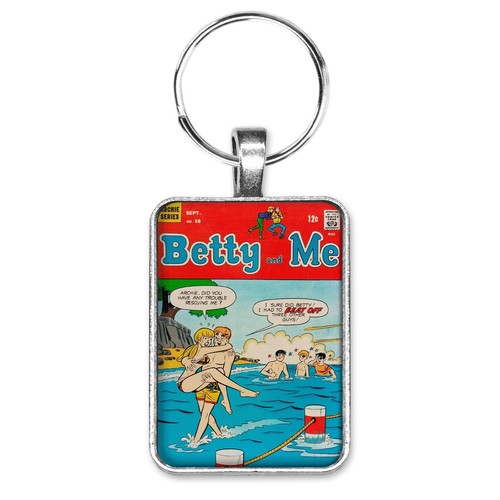 Betty and Me #16 Funny BEAT OFF Innuendo Cover Key Ring / Necklace ...
