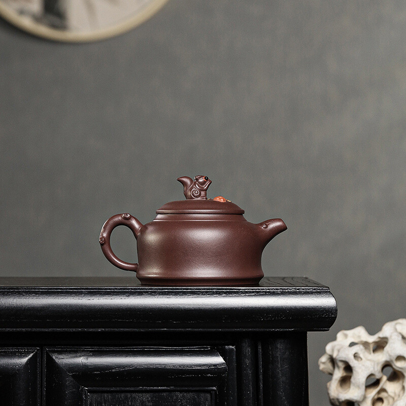 Handmade Tea Pot Original Ore Real Yixing Zisha Purple Clay Marked ...