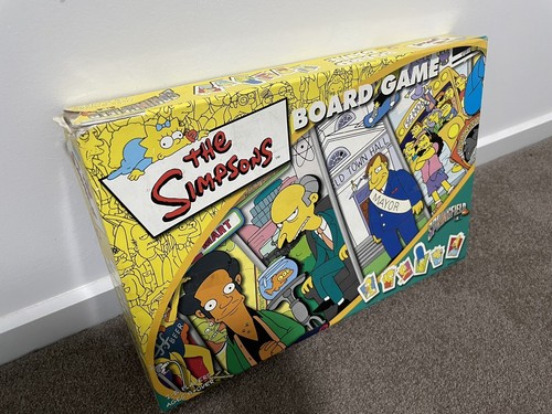 Vintage The Simpsons Board Game Springfield USA NOT COMPLETE for parts ...