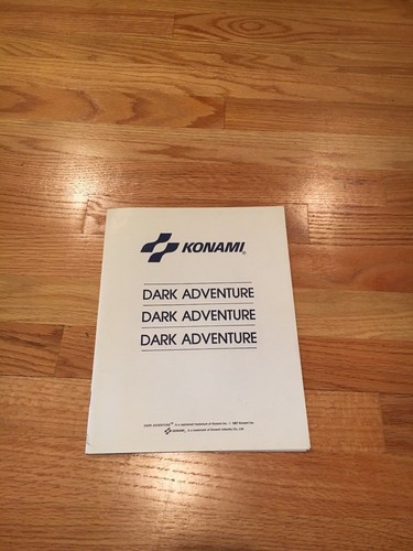 Dark Adventure Video Arcade Game Manual, Konami 1987 | eBay