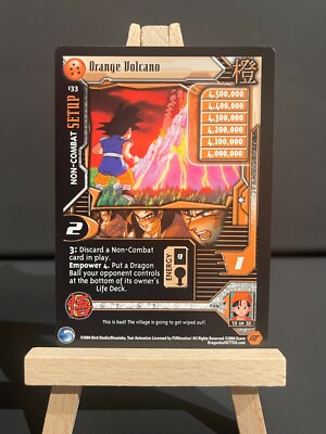 Dragon Ball GT TCG Orange Volcano 133 Lost Episodes Saga Limited Rare ...