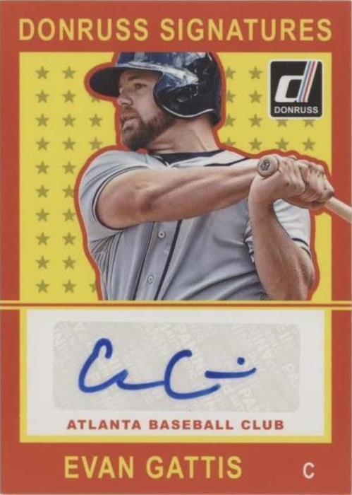 2014 Panini Donruss - Signatures Evan Gattis #EG (AU) for sale online ...