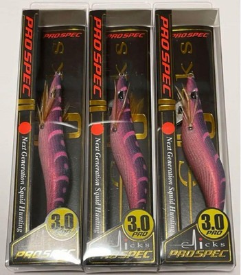 3 Pieces 3.0 Size Prospec Deep Purple Red Egi Chrono | eBay