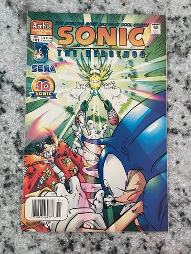 Sonic The Hedgehog # 101 NM Archie Adventure Series Comic Book Tails 16 ...