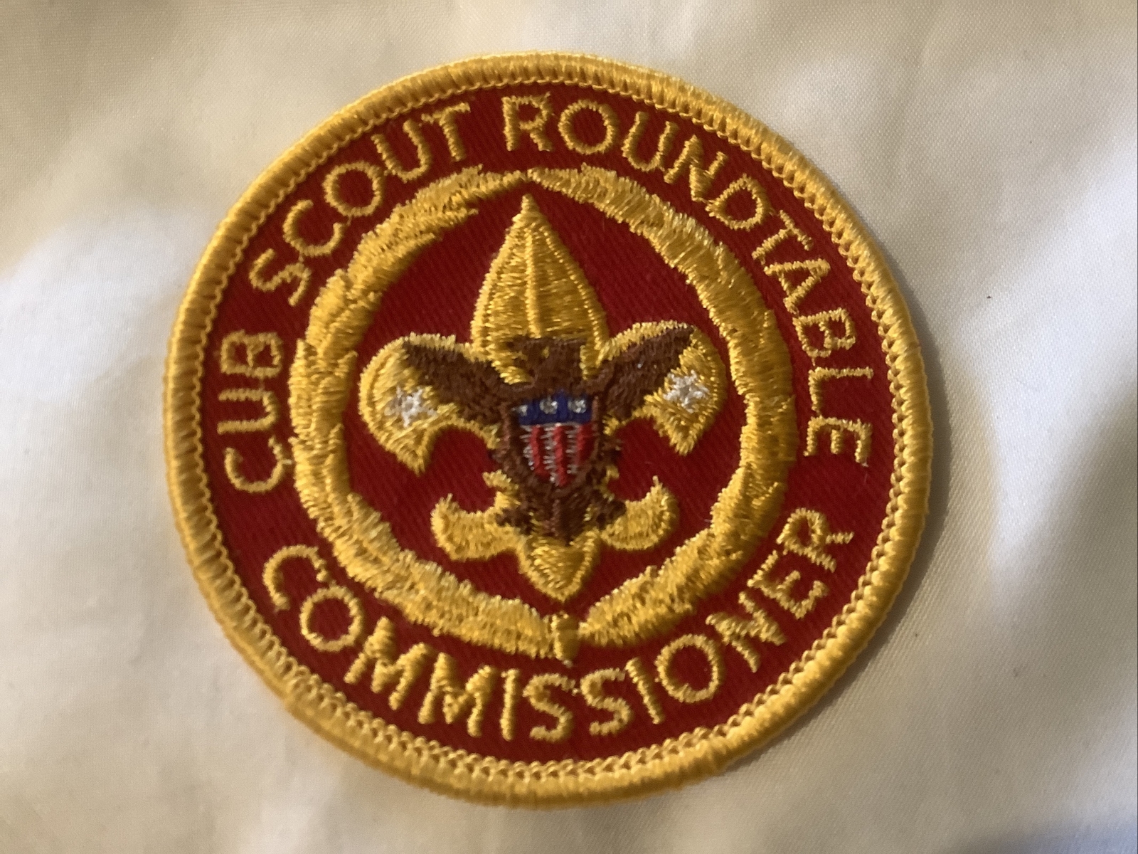 Boy Cub Scout Vintage Cub Scout Roundtable Commissioner Patch Lot 35 | eBay