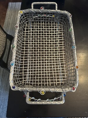 Dary Rees Original Wire Basket Handmade And Holder | eBay
