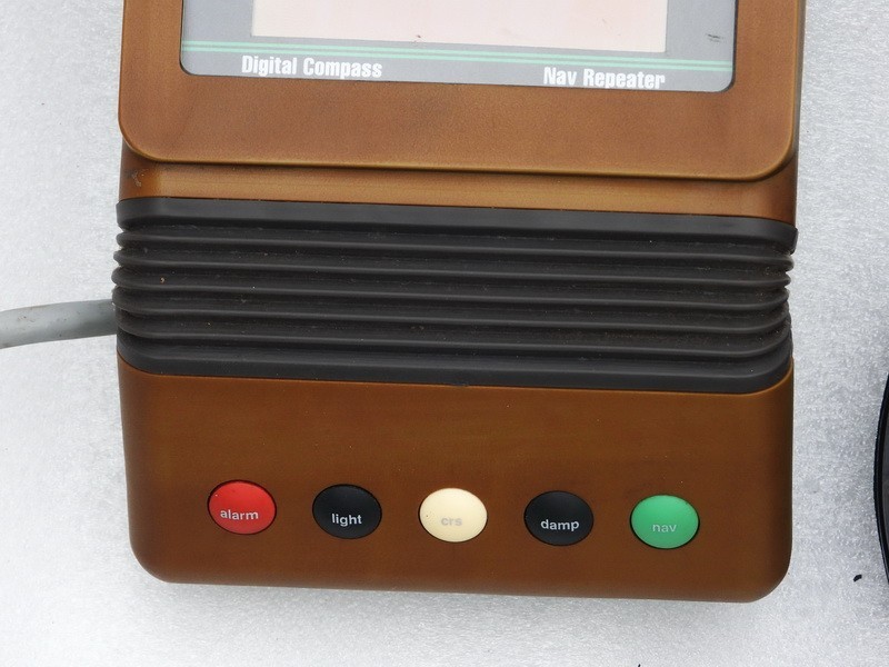 KVH AZIMUTH 314AC & AUTOCOMP 1000 DIGITAL NAV REPEATER FLUXGATE HEADING ...