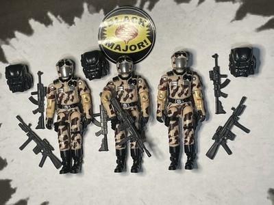 X3 Black Major Custom Gi Joe Cobra Dust Viper Desert Camouflage Dusty ...