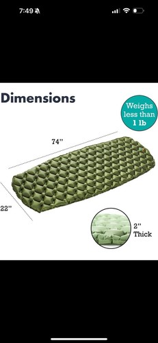 Sleepingo SL-301 Camping Sleeping Air Pad for sale online | eBay