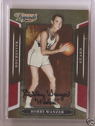 BOBBY WANZER 2008 DONRUSS LEGENDS AUTOGRAPH #/658 | eBay