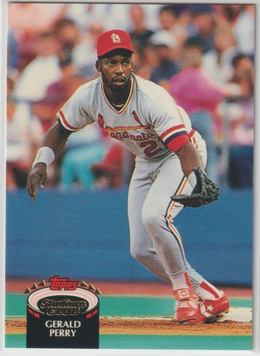 1992 Topps Stadium Club - GERALD PERRY - #338 - St. Louis Cardinals | eBay