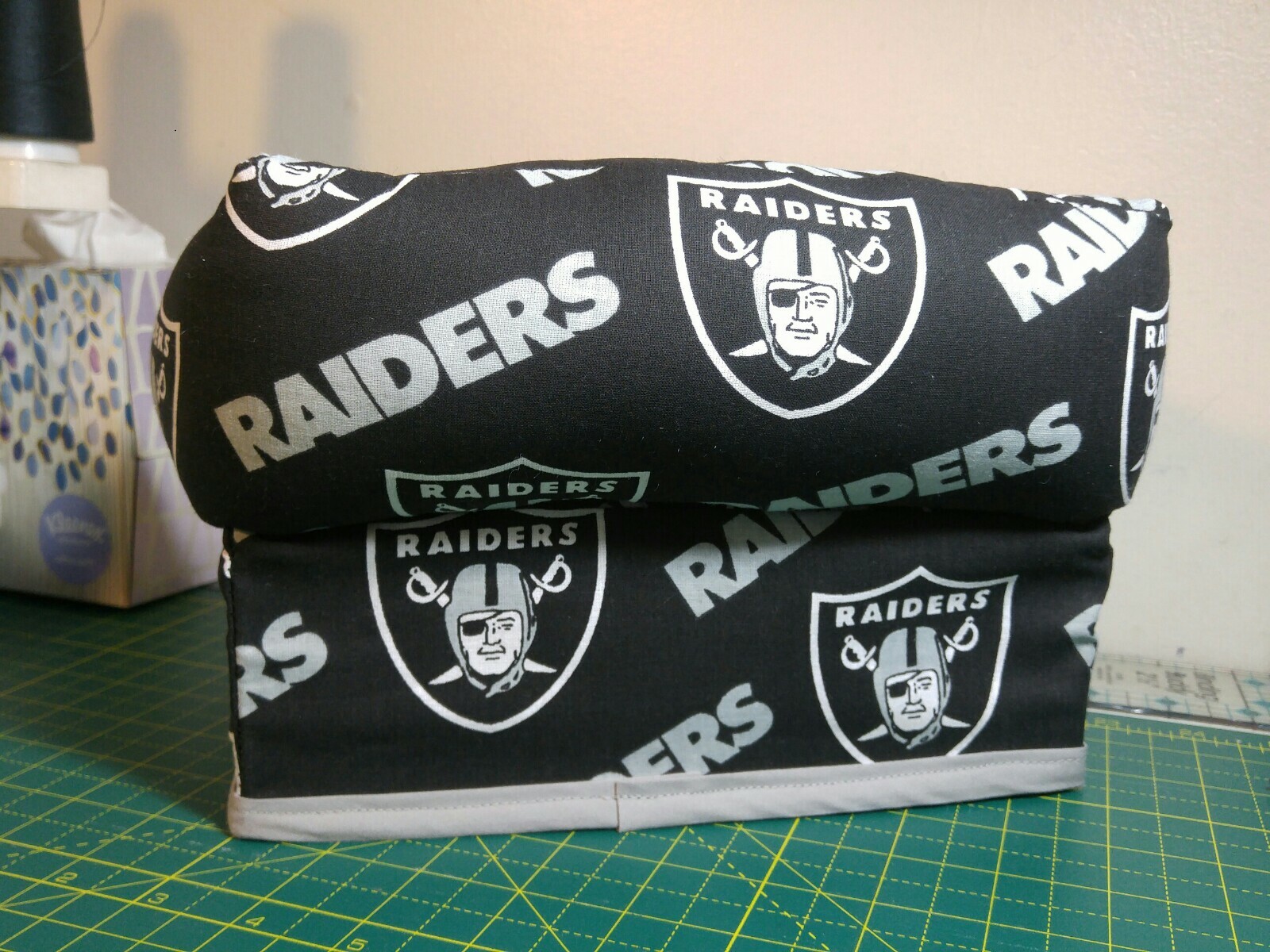 NFL Las Vegas Raiders Tissue Box Cover Handmade | eBay