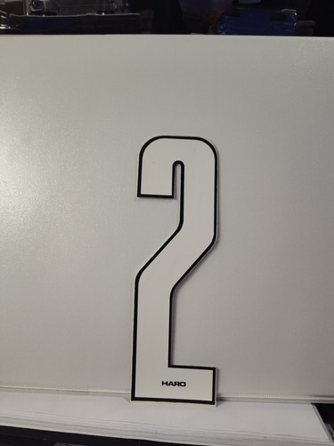 NOS HARO STADIUM NUMBER 2 for PLATE BMX PANEL VINTAGE FREESTYLE RACE ...