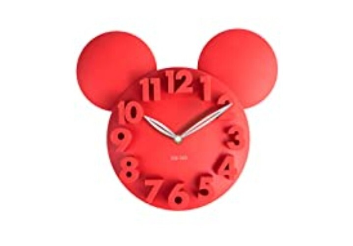 MEIDI CLOCK Modern Design Mickey Mouse Big Digit 3D Wall Clock Home ...