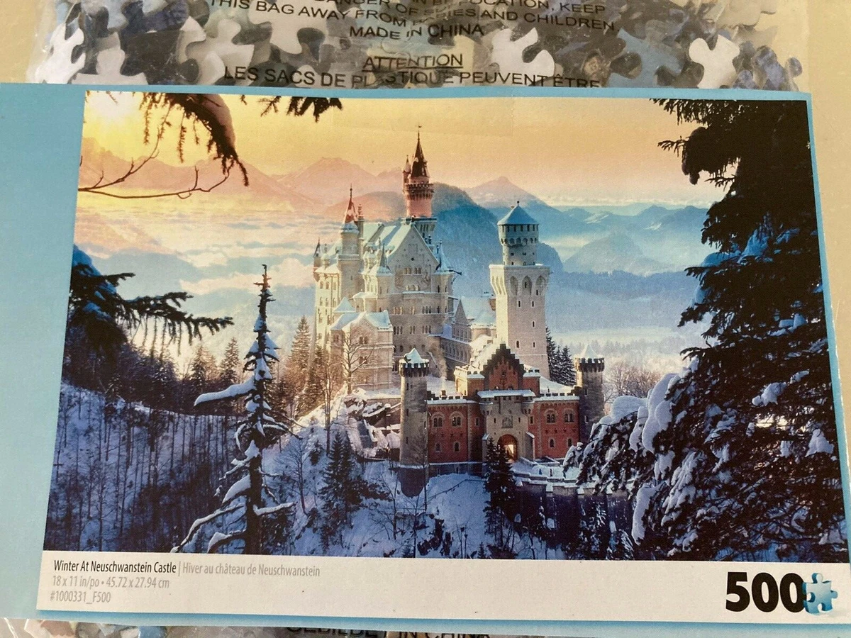 Winter At Neuschwanstein Castle Puzzle