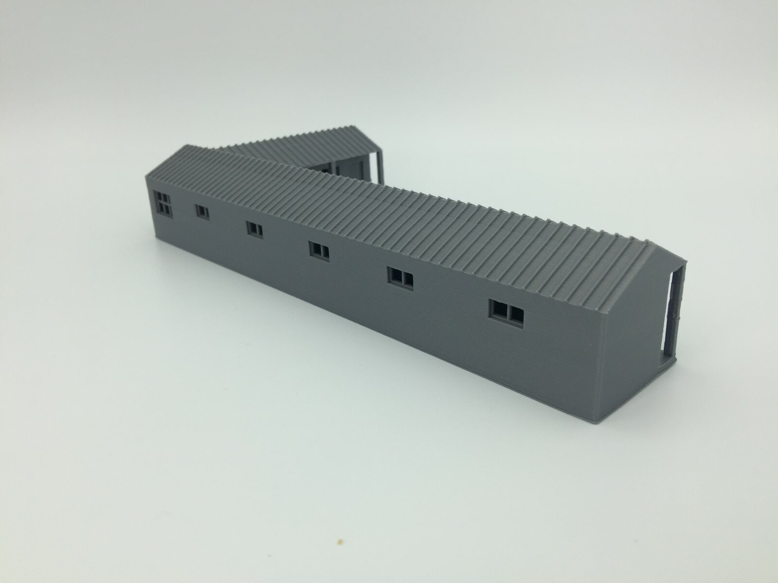 L Shape "Bates Style" Small Town or City MOTEL - HO Scale 1:87 - 3D ...