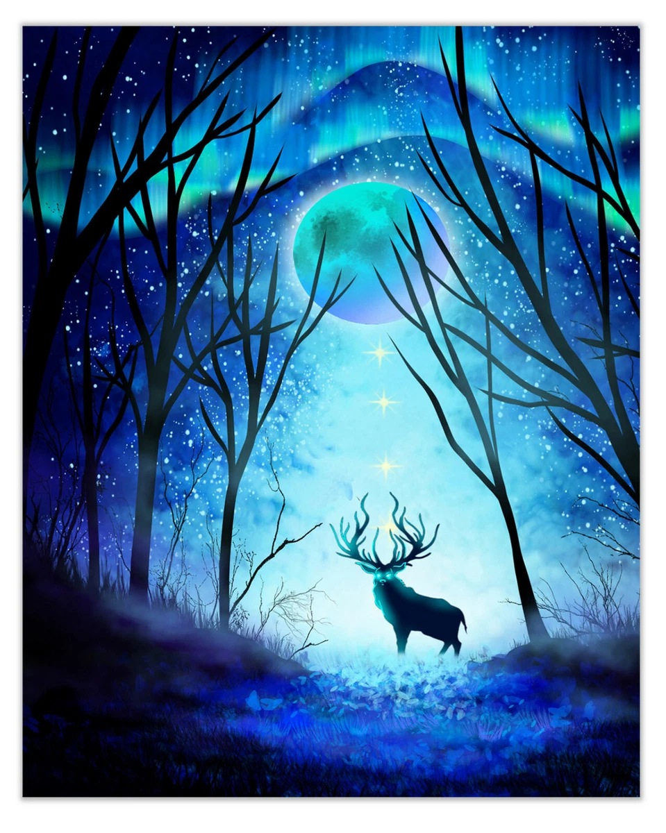 Abstract Elk Paintings