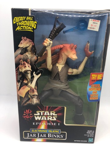 Star Wars Episode I Jar Jar Binks w/ Electronic Talking & Movie Sounds ...