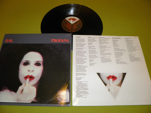 Gal Costa - Profana 1984 Brazil LP / Caetano Veloso / Djavan / Bossnova ...