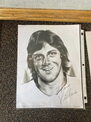 CHARLES LINNETT STEVE VICKERS NHL HOCKEY LITHOGRAPH PORTRAIT ETCHING | eBay