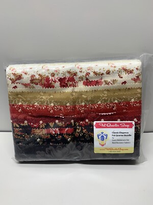 Fat Quarter Shop Classic Elegance Fat Quarter Bundle Gerri Robinson Red ...