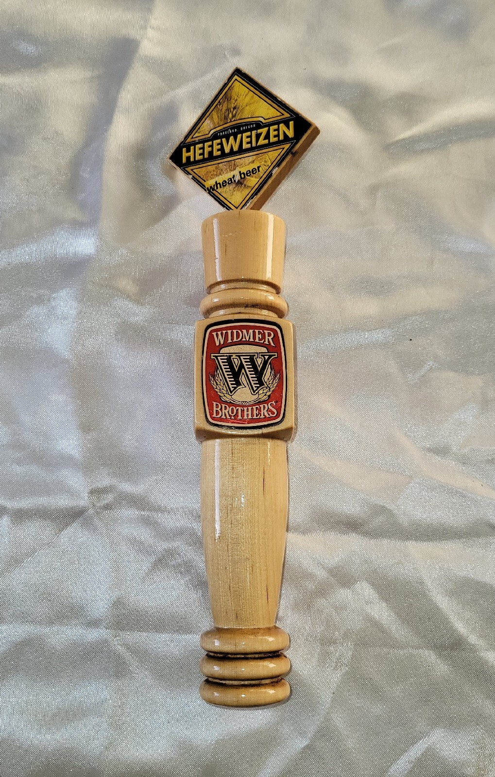 WOODEN WIDMER BROS. HEFEWEIZEN BEER TAP HANDLE | eBay