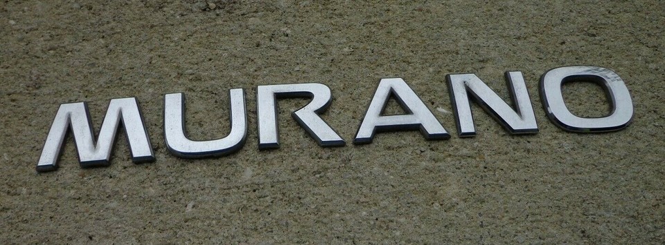 Nissan Murano emblem letters badge decal logo rear OEM Genuine Original ...
