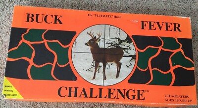 Rare Buck Fever Challenge Board Game The Ultimate Hunt 1988 | eBay