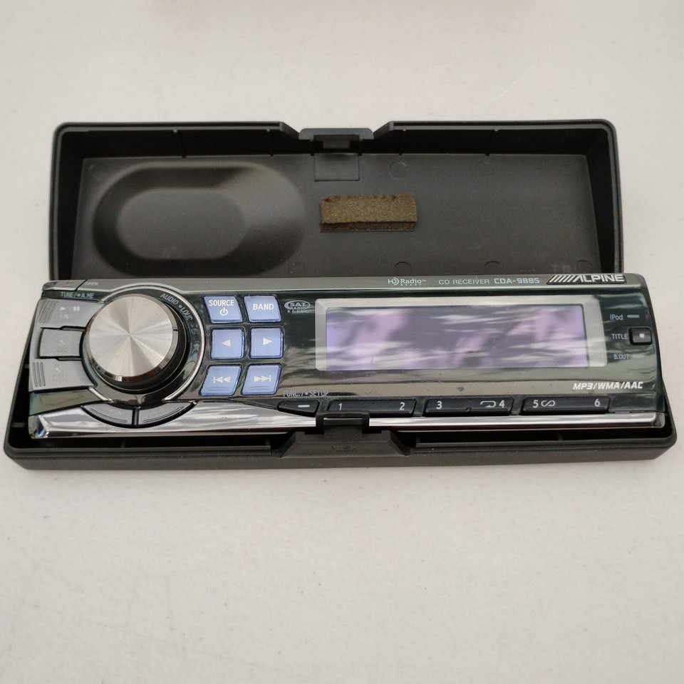 Alpine CDA 9885 Car Stereo AM/FM / CD Vintage (Video added) | eBay