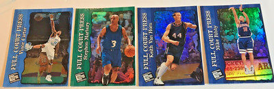 1998 Press Pass Basketball Authentic Full Court Press Insert Cards You ...