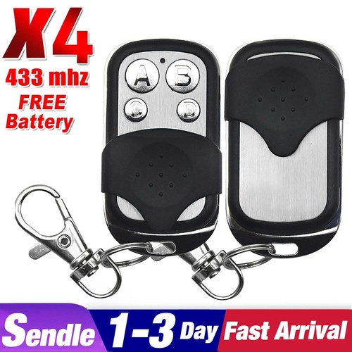 4X Universal Garage Door Electric Gate Cloning Car Remote Control Key ...