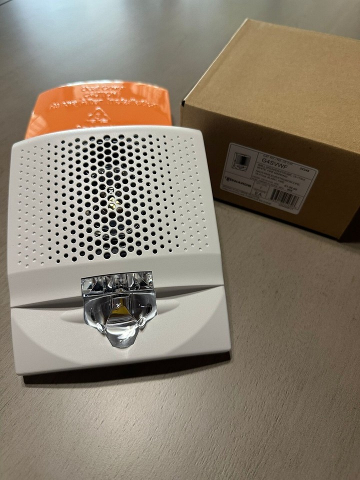 G4SVWF Edwards Wall Speaker/Strobe White, FIRE marking. FREE SHIPPING ...
