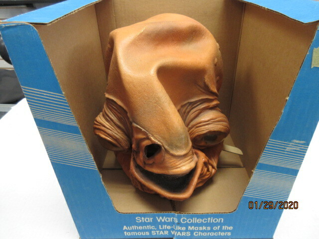 STAR WARS DON POST STUDIOS HANDCRAFTED MASK OF ADMIRAL ACKBAR IN THE ...
