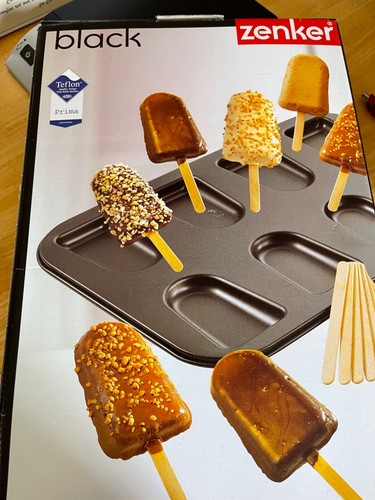 Zenker Black Teflon Prima Popscicle Pan - Popsicle sticks and ...