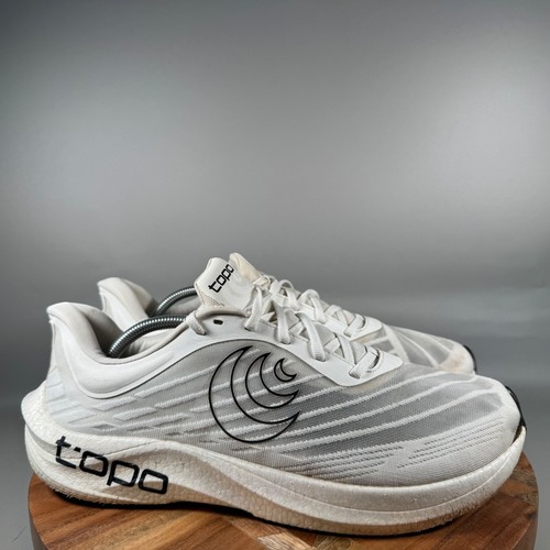 Topo Athletic Cyclone 2 Mens Running Shoes White Black Size 12 Pebax ...