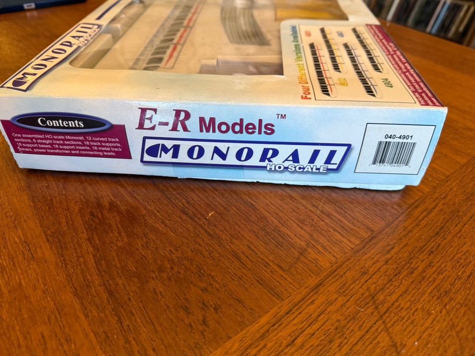 E-R Models Monorail # 4901 complete train set used untested | eBay