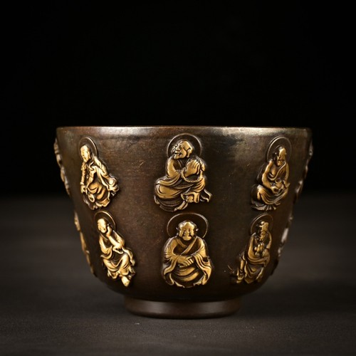 Old Chinese Copper Arhat Taoism Offering cups | eBay