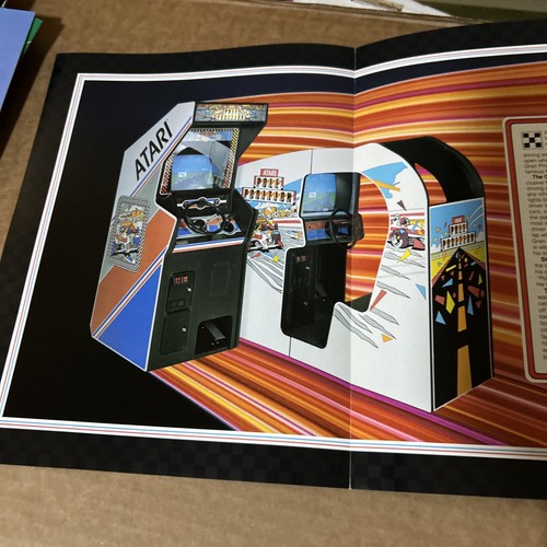 nos Original Factory Pole Position Atari arcade Video game flyer | eBay