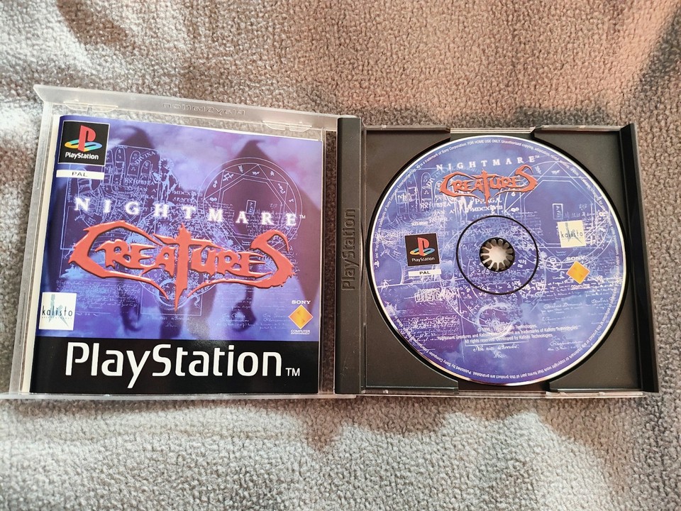 Nightmare Creatures - Playstation 1/PS1 game - compete with manual and ...