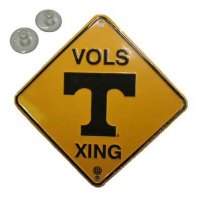 Tennessee Volunteers "Vols" Metal University Xing Crossing Sign 6"x 6 ...