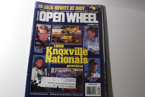 Vintage Stock Car Open Wheel Magazine September 1998 | eBay