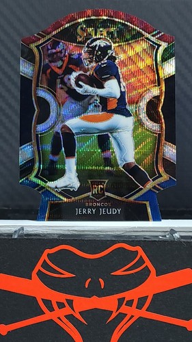 Jerry Jeudy - 2020 Select ROOKIE #56 - Broncos RC - TRI-COLOR DIE-CUT ...