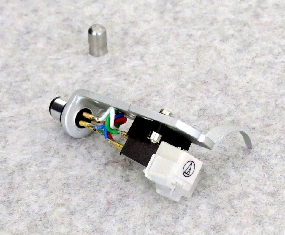 Silver Japanese type Turntable Headshell Audio Technica phono cartridge ...