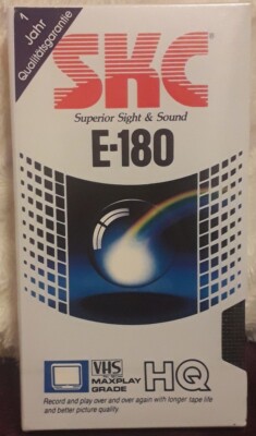 SKC HQ E-180 VHS Videocassette Neu & OVP | eBay.de