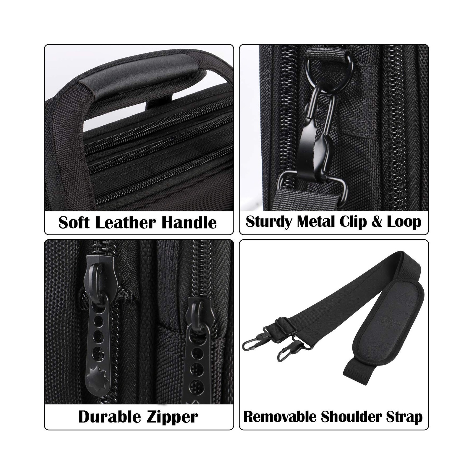 2 Pack, 17 inch Laptop Bag, Large Business Briefcase for Men Women ...