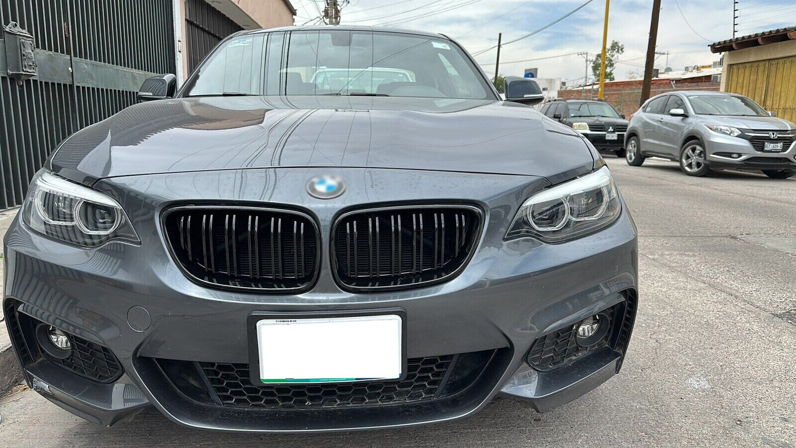 Gloss Black Front Kidney Grill Grille for BMW 2 Series F22 F23 M235 F87 ...